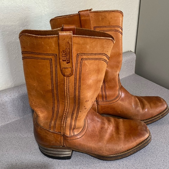 Shoes | Vintage Big Thunder Landisstyle Square Toe Campus Boots | Poshmark